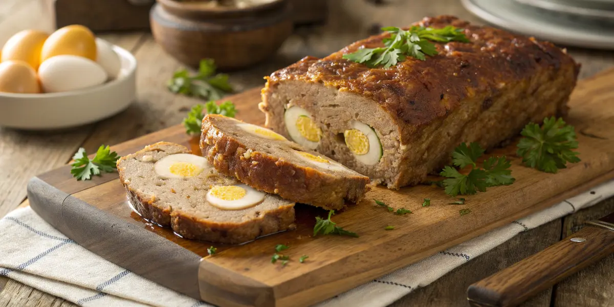 Falscher Hase Rezept mit Ei und Soße – Saftig & Lecker